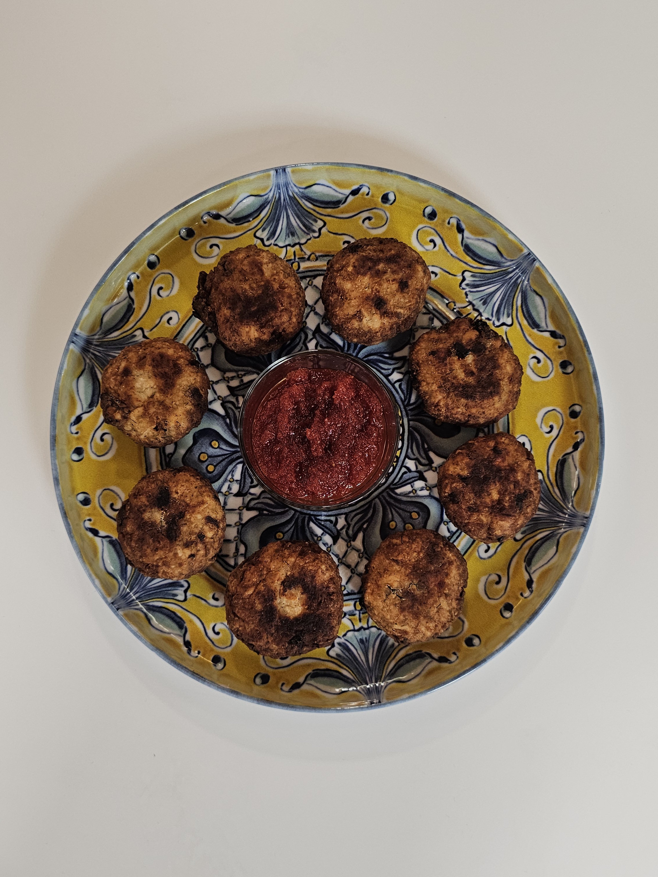 Taro Root and Sun-Dried Tomato Fritters - Recipe