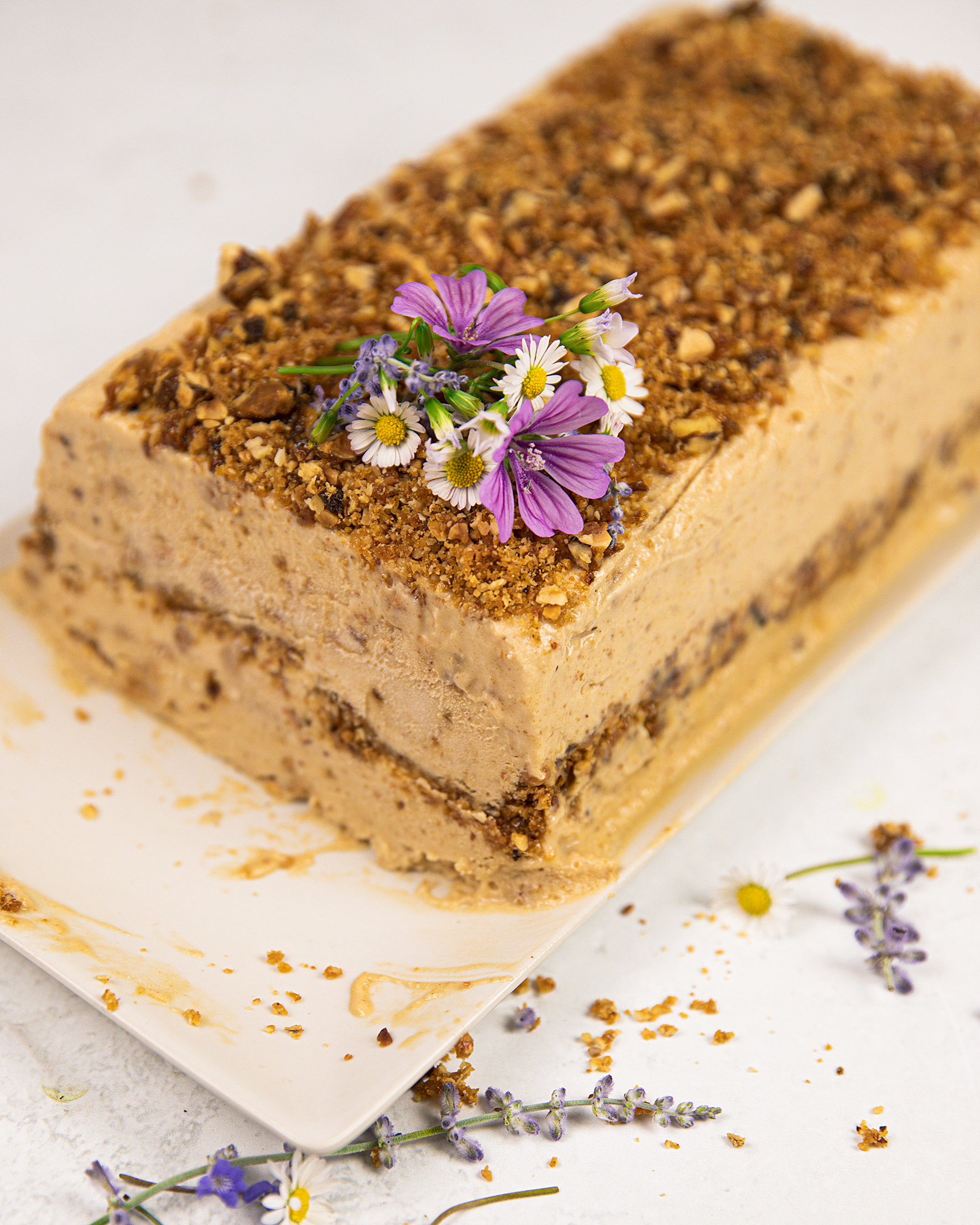 Peanut Butter and Pasteli Ice Cream - Recipe