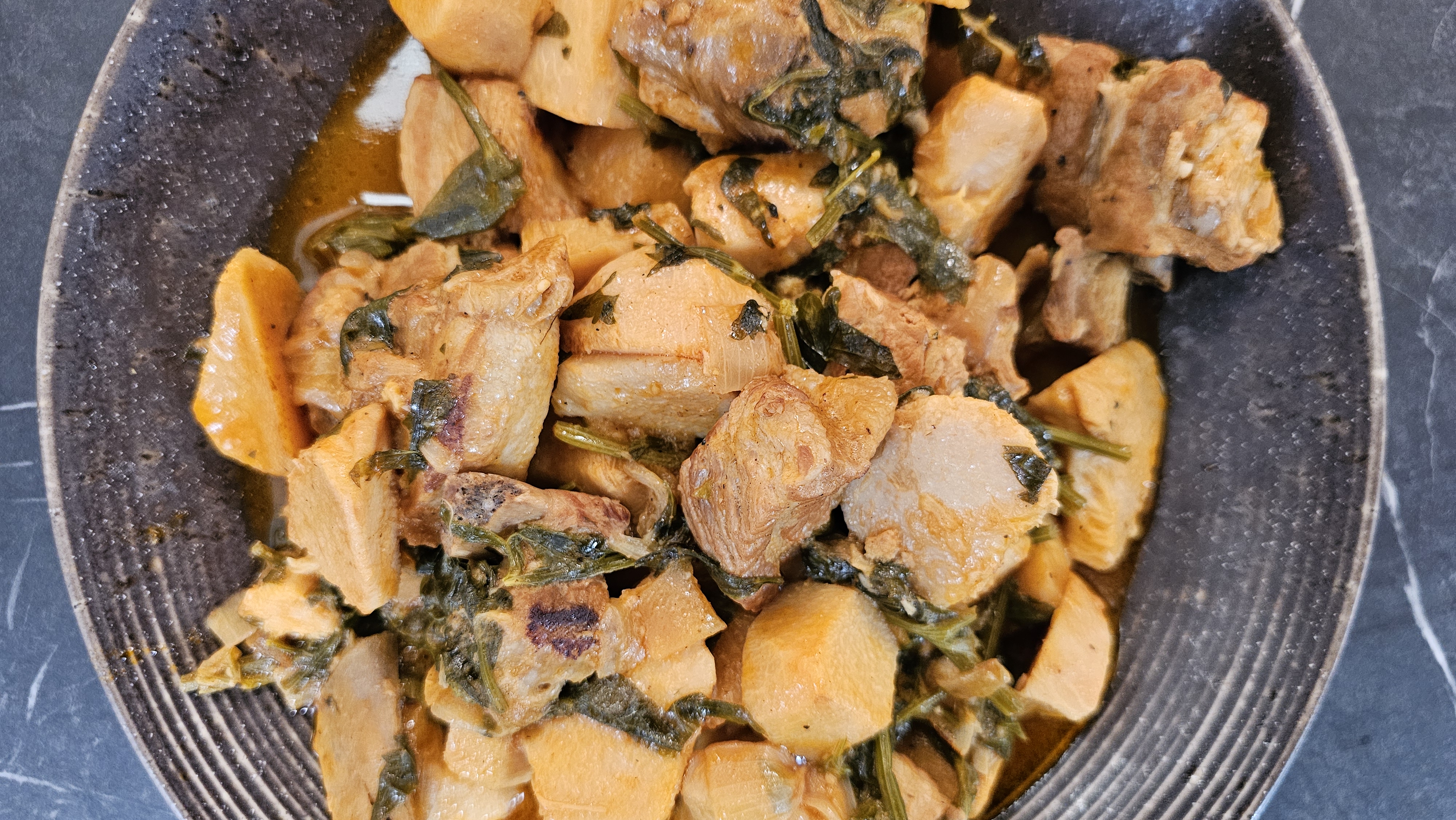 Taro Stew with Pork - Recipe